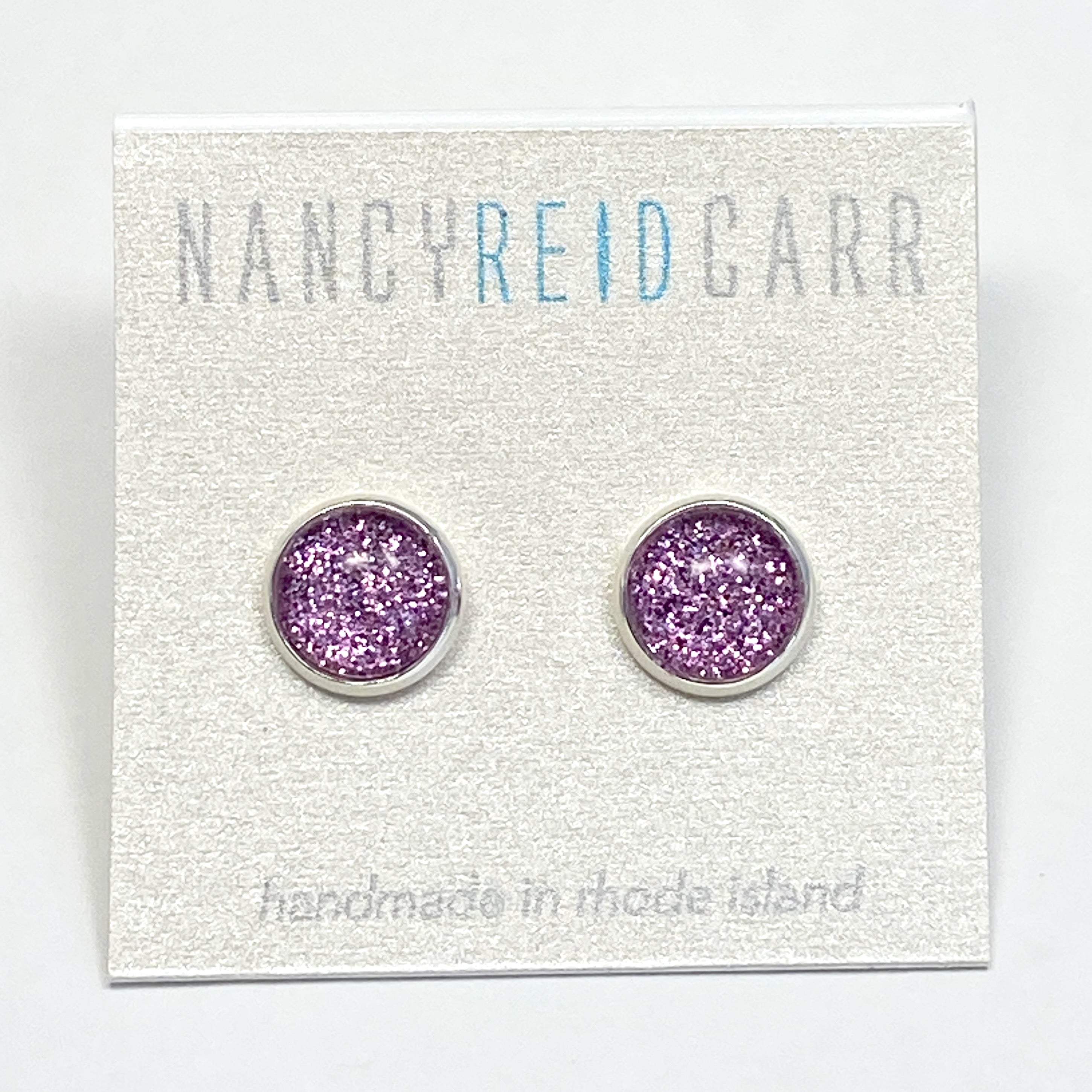Shimmer Post Earrings - 8 Colors!! – Nancy Reid Carr